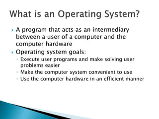 Operating System Concepts Presentation | PDF