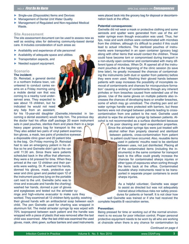 OSAP Infection Control In Practice Newsletter | PDF | Infectious ...