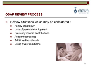 OSAP (Financial Aid) | PPTX