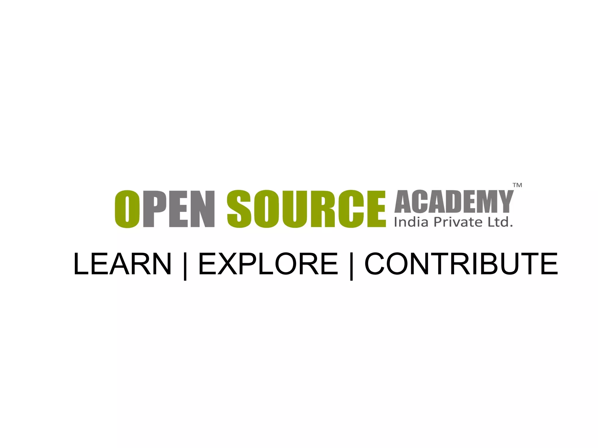 Open Source Academy India Private Limited - Internships For Final Year MCA Msc and BE Students ...