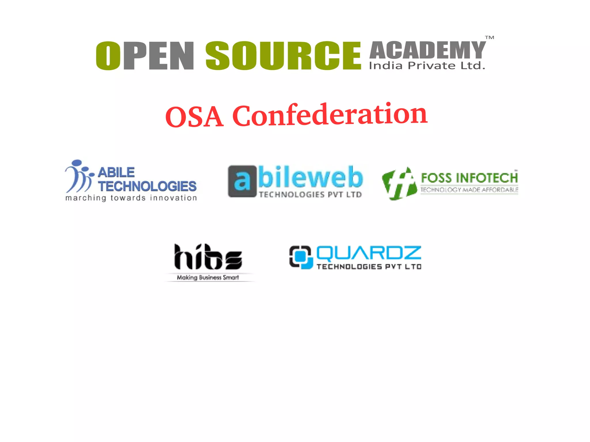 Open Source Academy India Private Limited - Internships For Final Year MCA Msc and BE Students ...