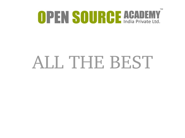 Open Source Academy India Private Limited - Internships For Final Year ...