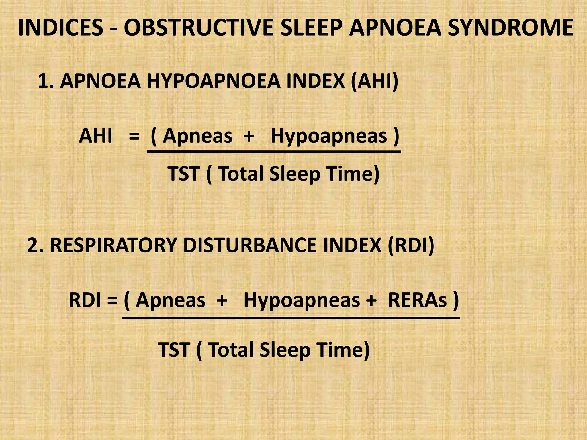 Obstructive Sleep Apnoea Syndrome | PPTX