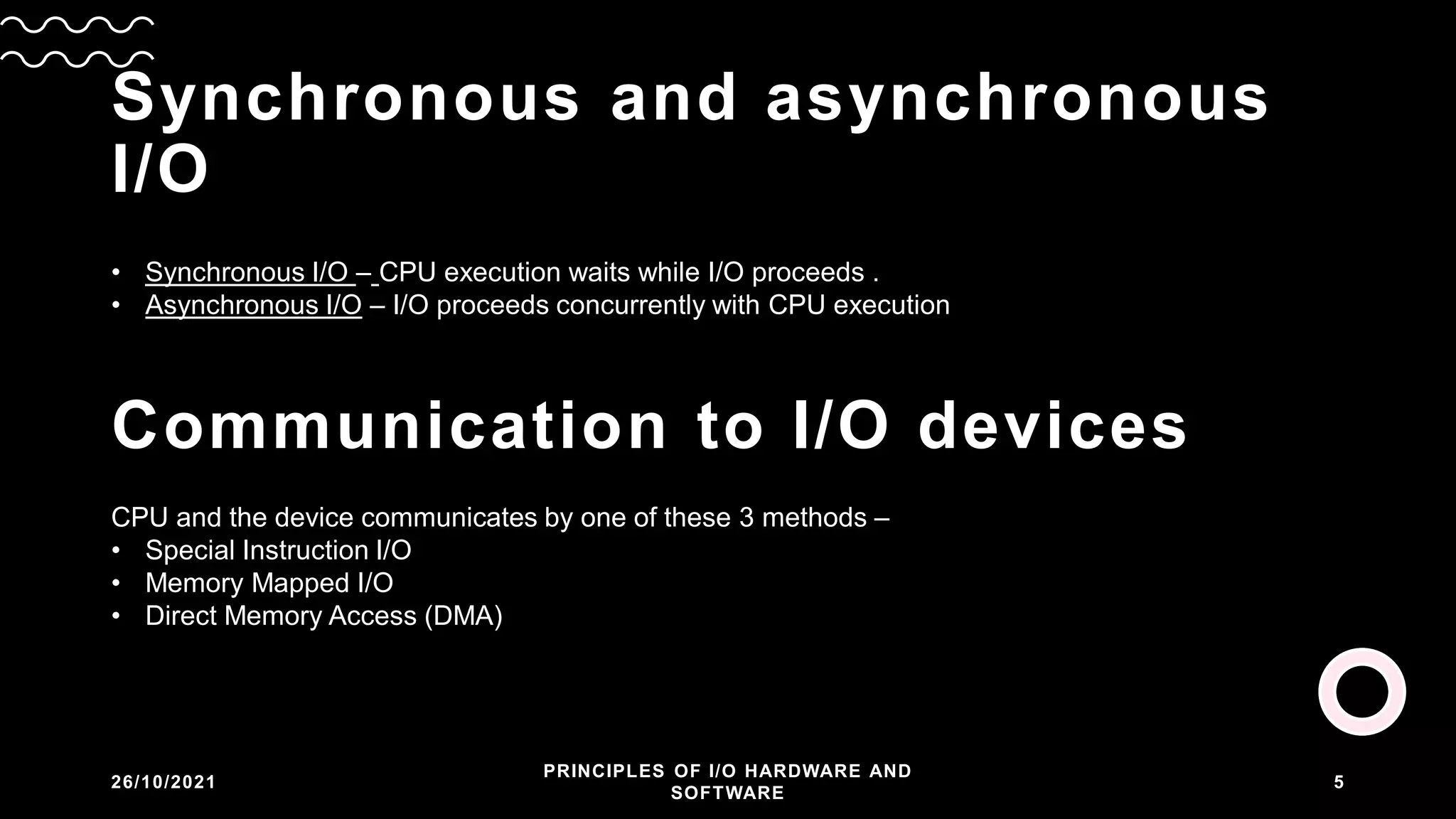 Principles of I/O Hardware and Software | PDF