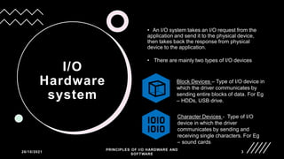 Principles of I/O Hardware and Software | PDF | Operating Systems | Computer Software and ...