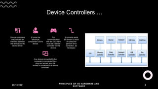 Principles of I/O Hardware and Software | PDF