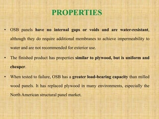 OSB & WOOD COMPOSITES | PPTX