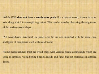 OSB & WOOD COMPOSITES | PPTX