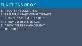 Os basic | PPTX