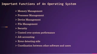 Understanding Basics of OS | PPT