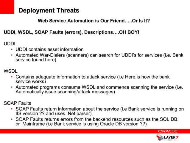 Layer 7 & Oracle: Cyber Defense for SOA & REST | PPT