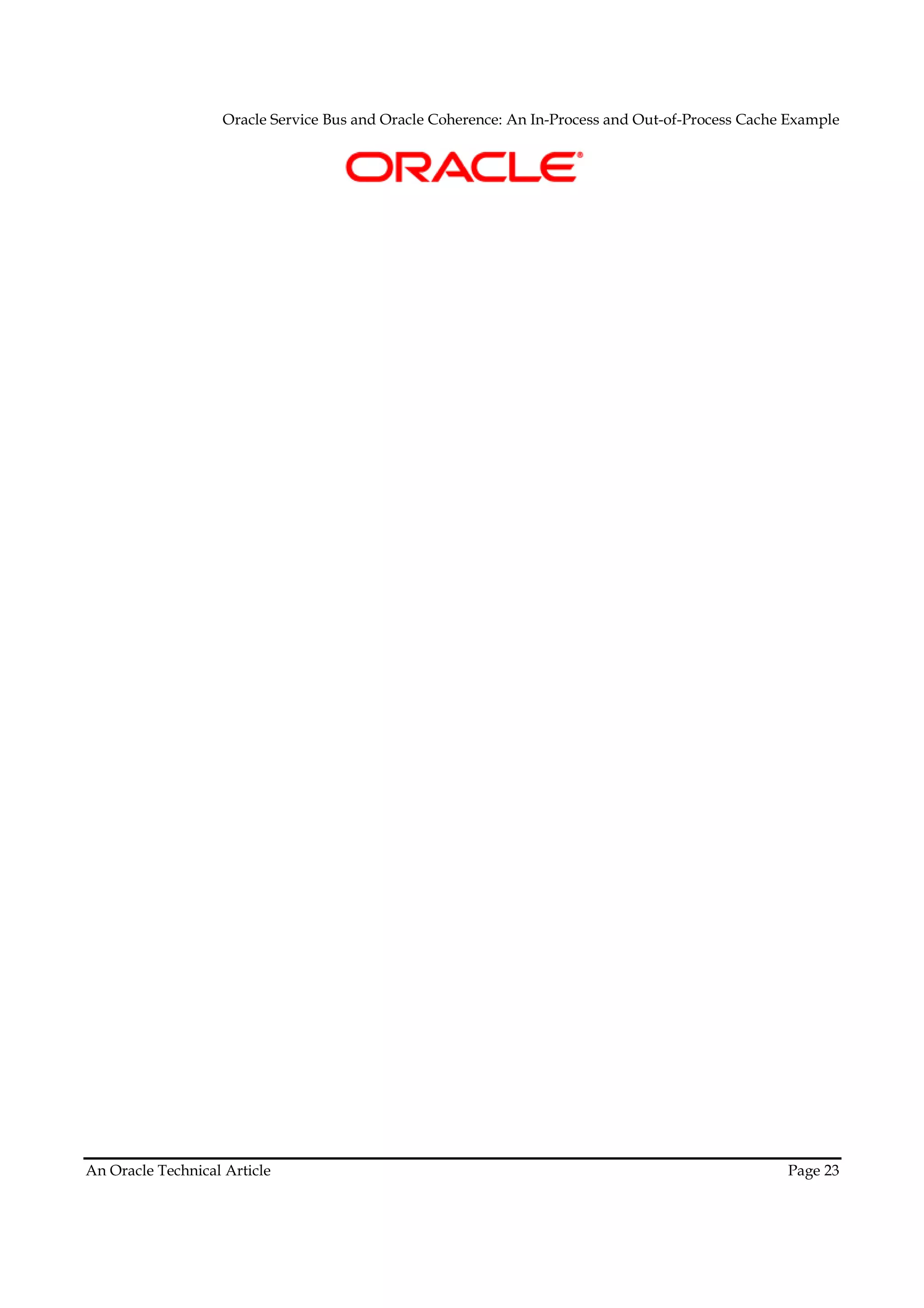 Oracle Service Bus & Coherence Caching Strategies | PDF | Web Development | Internet