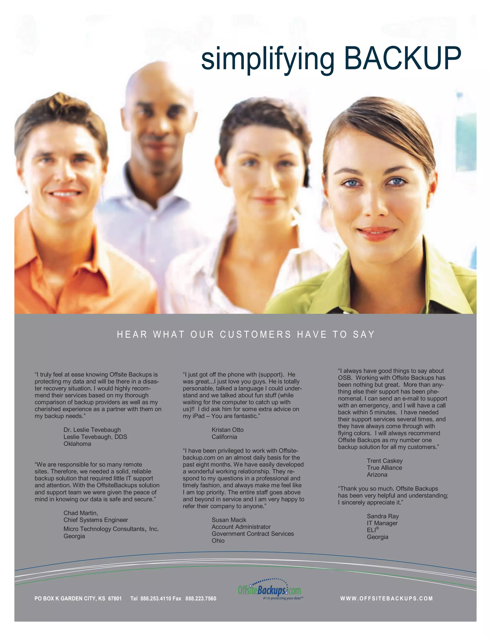 Osb Customer Testimonials 2012 | PDF