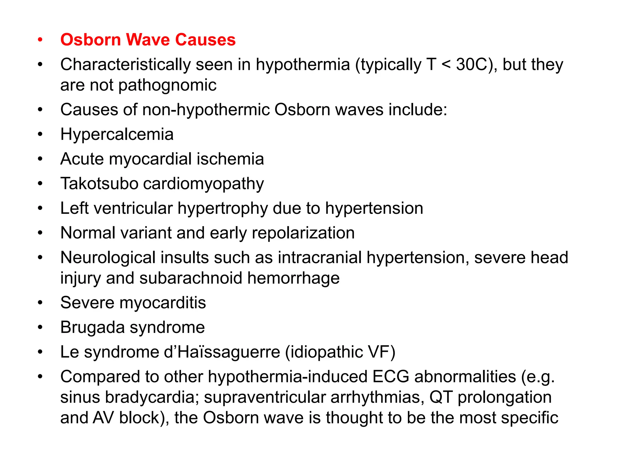 OSBORN WAVE (J Wave) IN ECG AND ITS INTERPRETATION | PPT