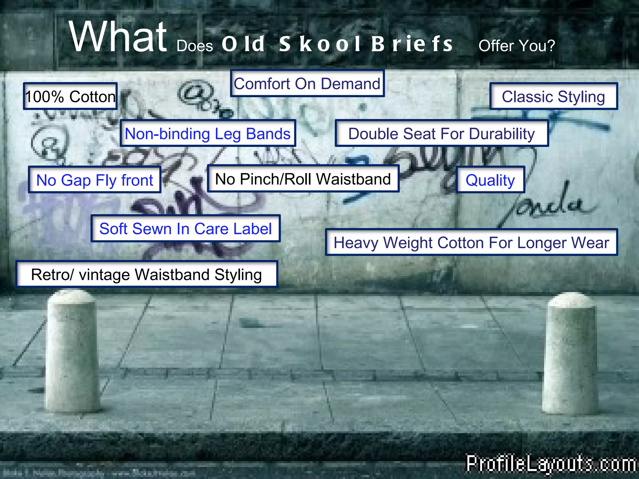 Old Skool Briefs Men's Underwear | PPT