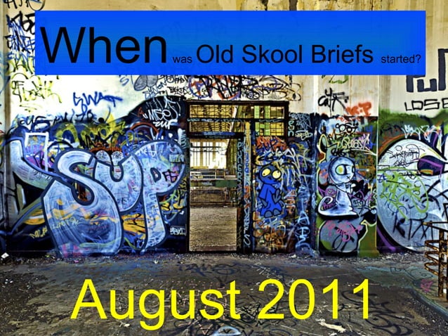 Old Skool Briefs Men's Underwear | PPT