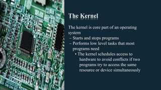 Operating system building blocks with detail description. | PPTX ...