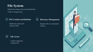 Operating system building blocks with detail description. | PPTX ...