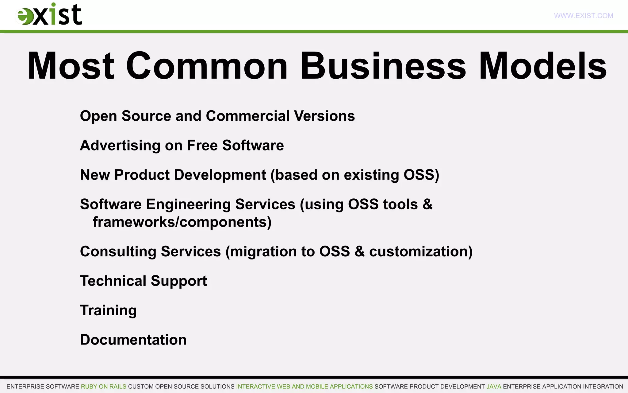 Open Source Business Models | ODP | Shareware and Freeware | Computer Software and Applications