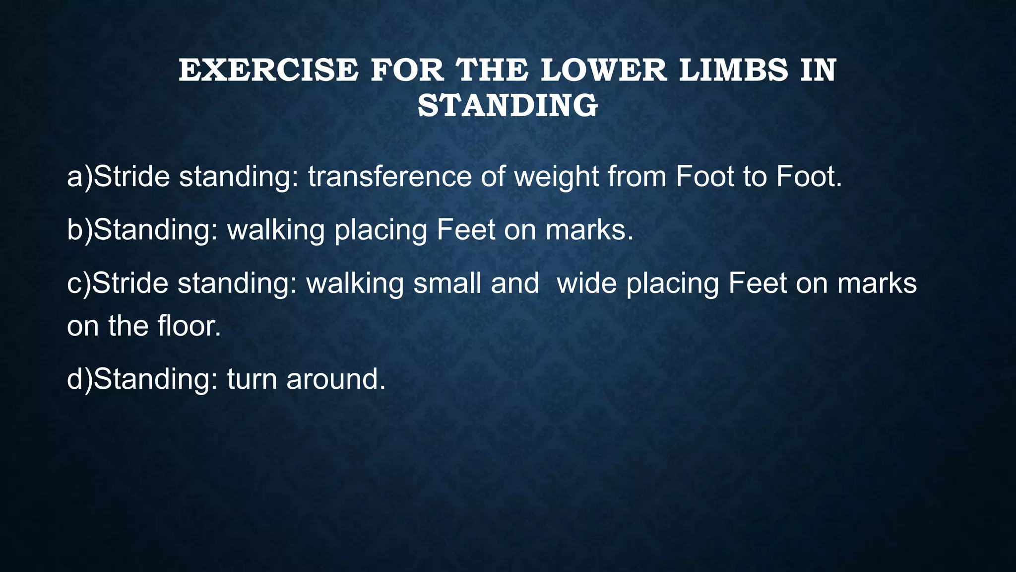 Frenkel's Exercise (Bangladesh Health Profession Institute) CRP | PPTX