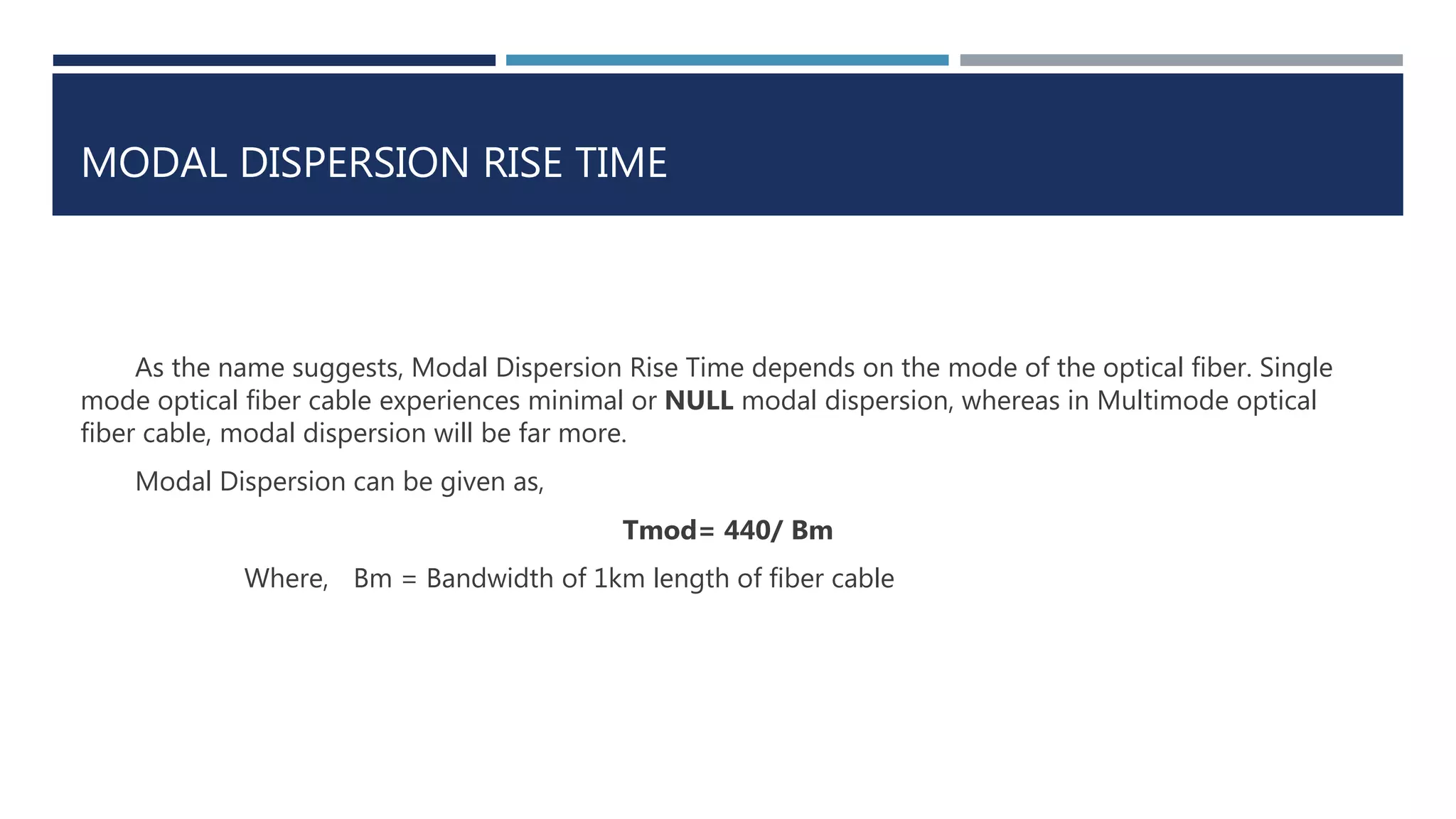 Rise Time Budget Analysis and Design of Components | PPTX