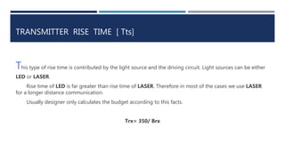 Rise Time Budget Analysis and Design of Components | PPTX