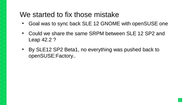 Bridging openSUSE and SLE gap, part deux | ODP | Operating Systems ...