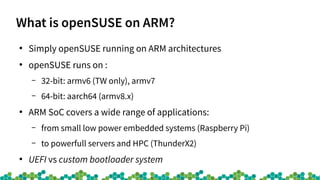 oSC19 openSUSE on ARM | PPT