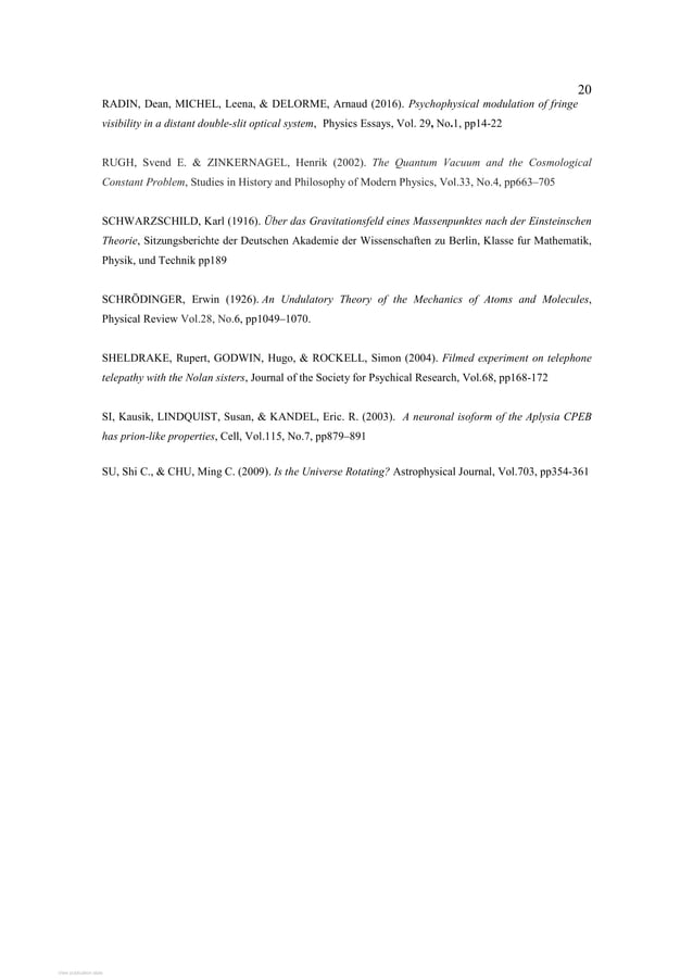 Ian Weinberg - Theory of Universal Oscillation | PDF