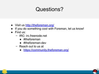 Ansible Integration in Foreman | PDF