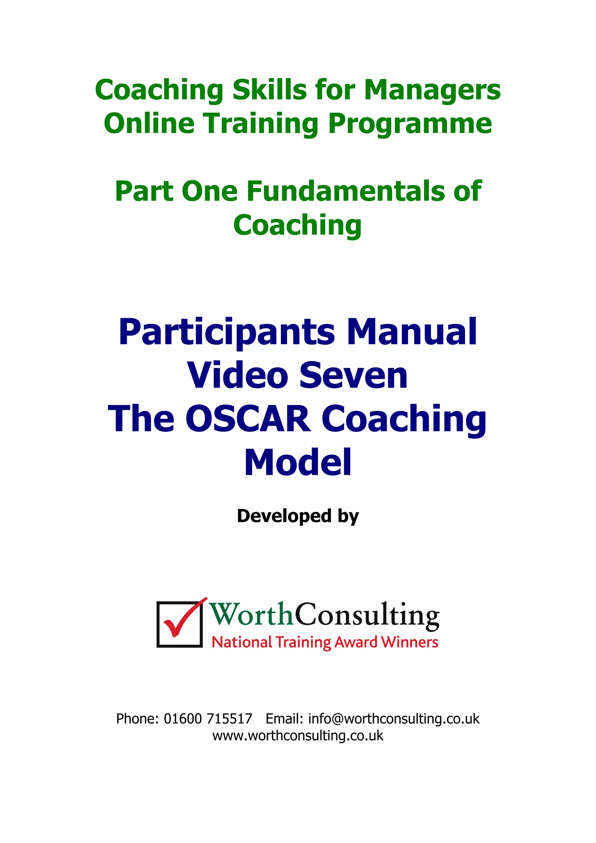 Oscar model | PDF