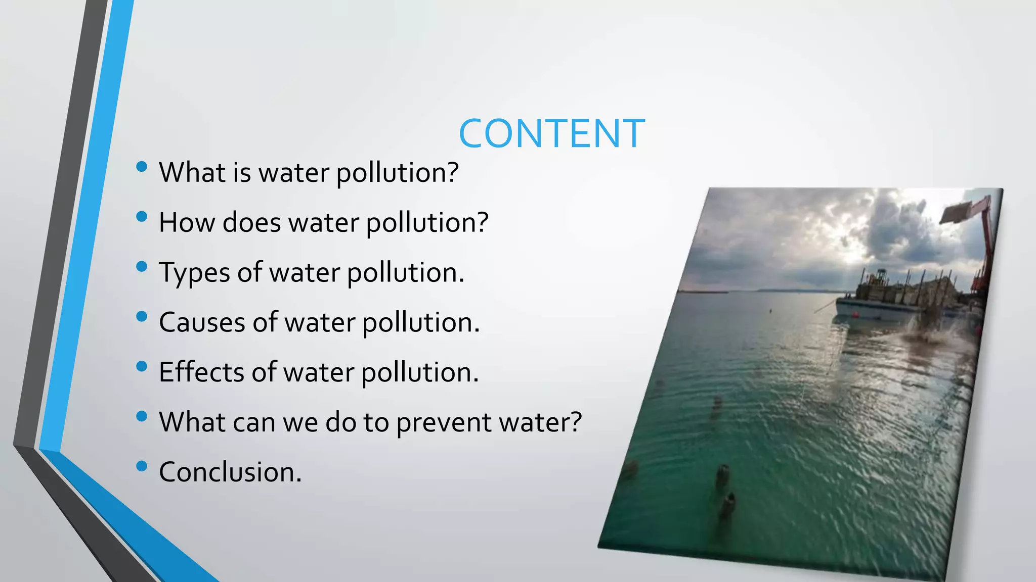 Water polution | PPTX