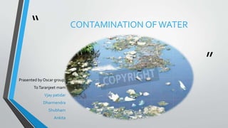 Water polution | PPTX