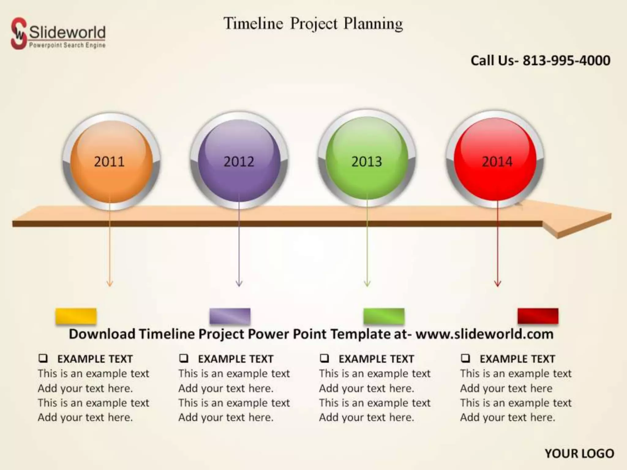 Timeline Project Powerpoint Template | PPTX | Office Property | Real Estate