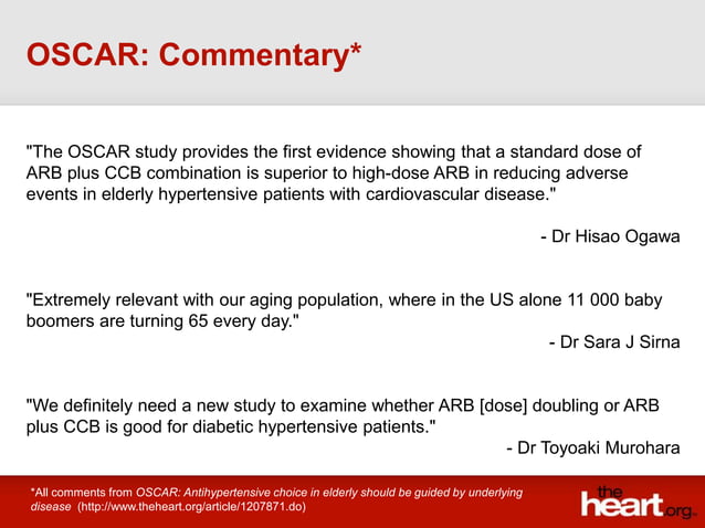 OSCAR trial - Summary & Results | PDF | Heart and Cardiovascular ...