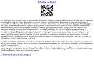 Oscar Lewis Theory Of Poverty | PPT