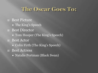 Oscars | PPT