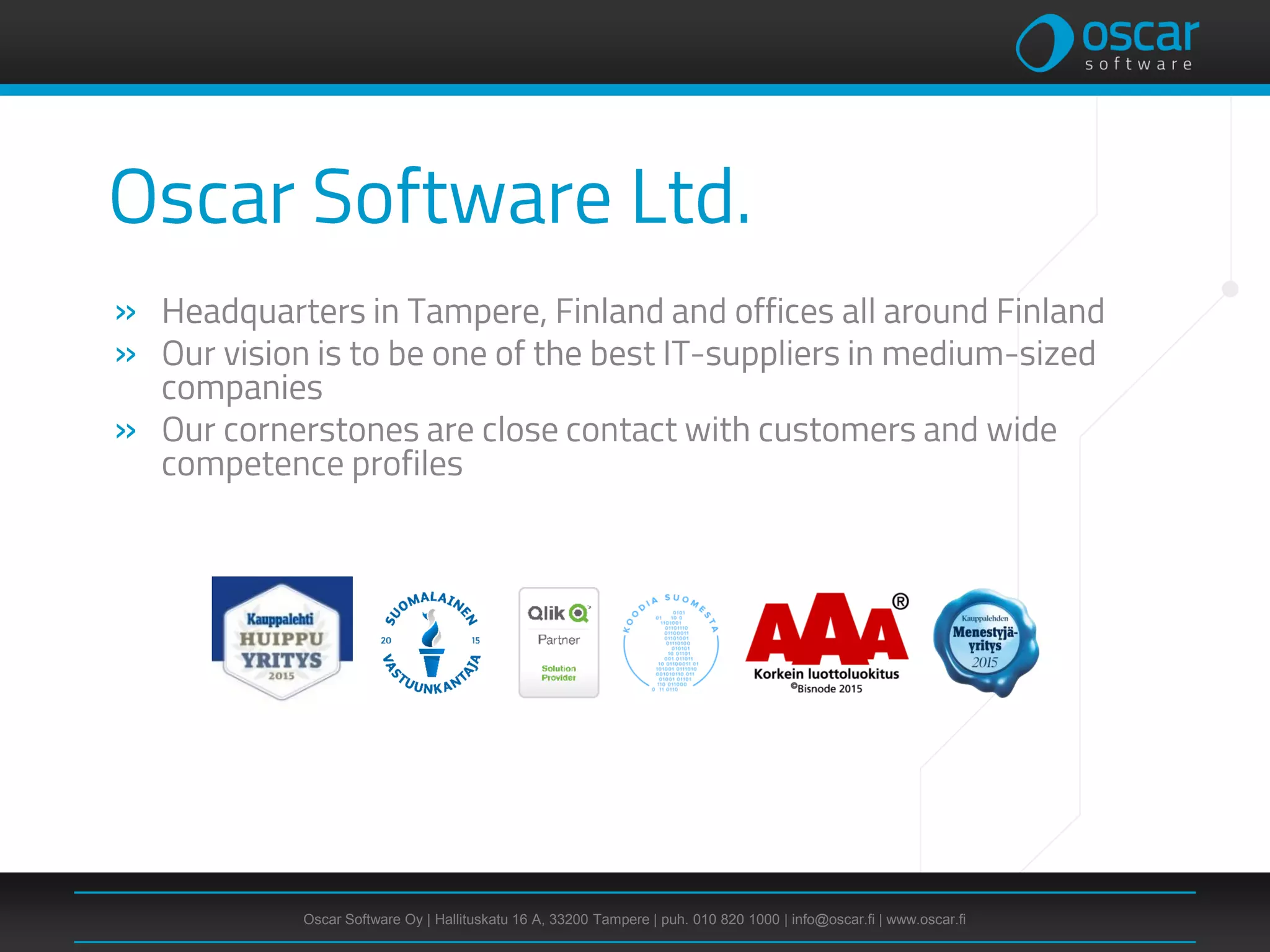 Oscar Software short presentation | PPT