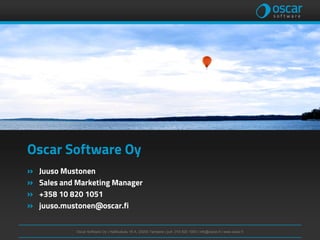Oscar Software short presentation | PPT