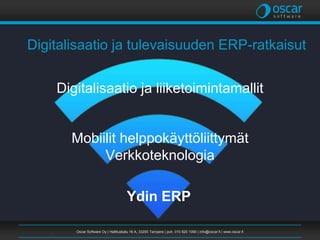 Oscar Software Oy Esitys | PPTX
