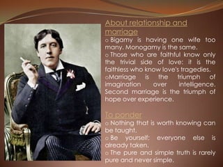 ORAL PRESENTATION OF OSCAR WILDE | PPT
