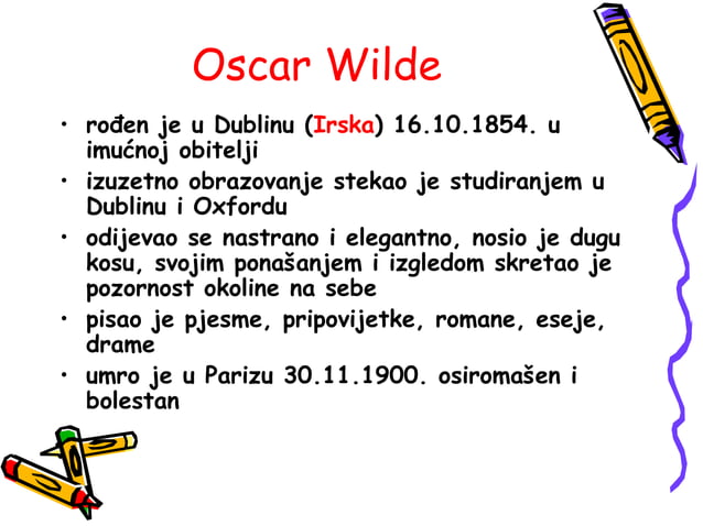 Oscar wilde | PPT
