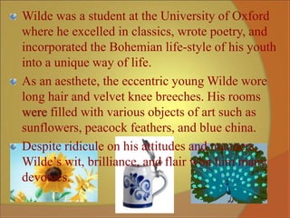 Oscar wilde презентація | PPT