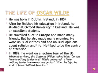 Oscar wilde | PPT