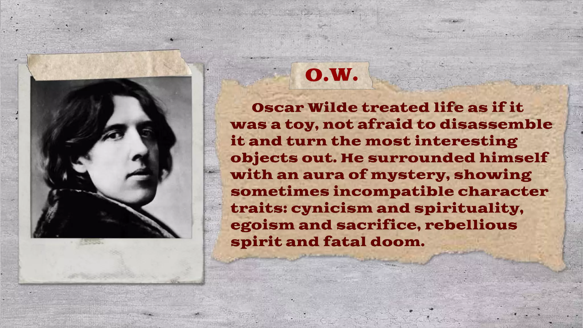 Oscar Wilde | PPT