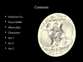 Oscar wilde the importance of being earnest | PPT