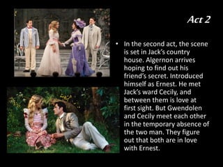 Oscar wilde the importance of being earnest | PPT