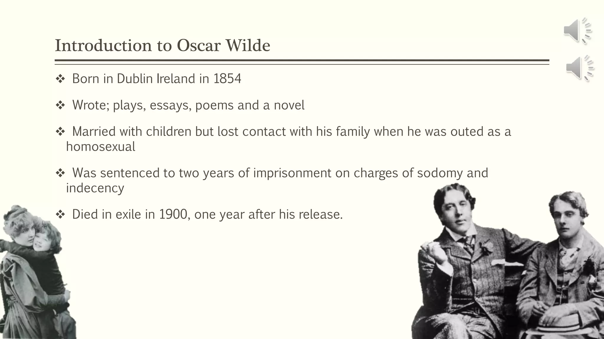 Oscar Wilde Creatvity and Culture | PPTX