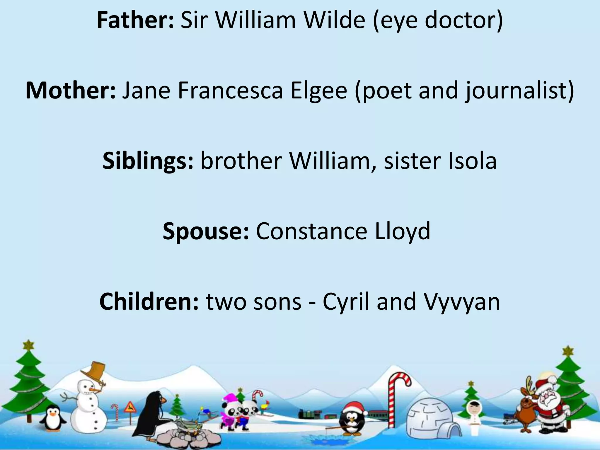 Oscar wilde ppt | PPTX