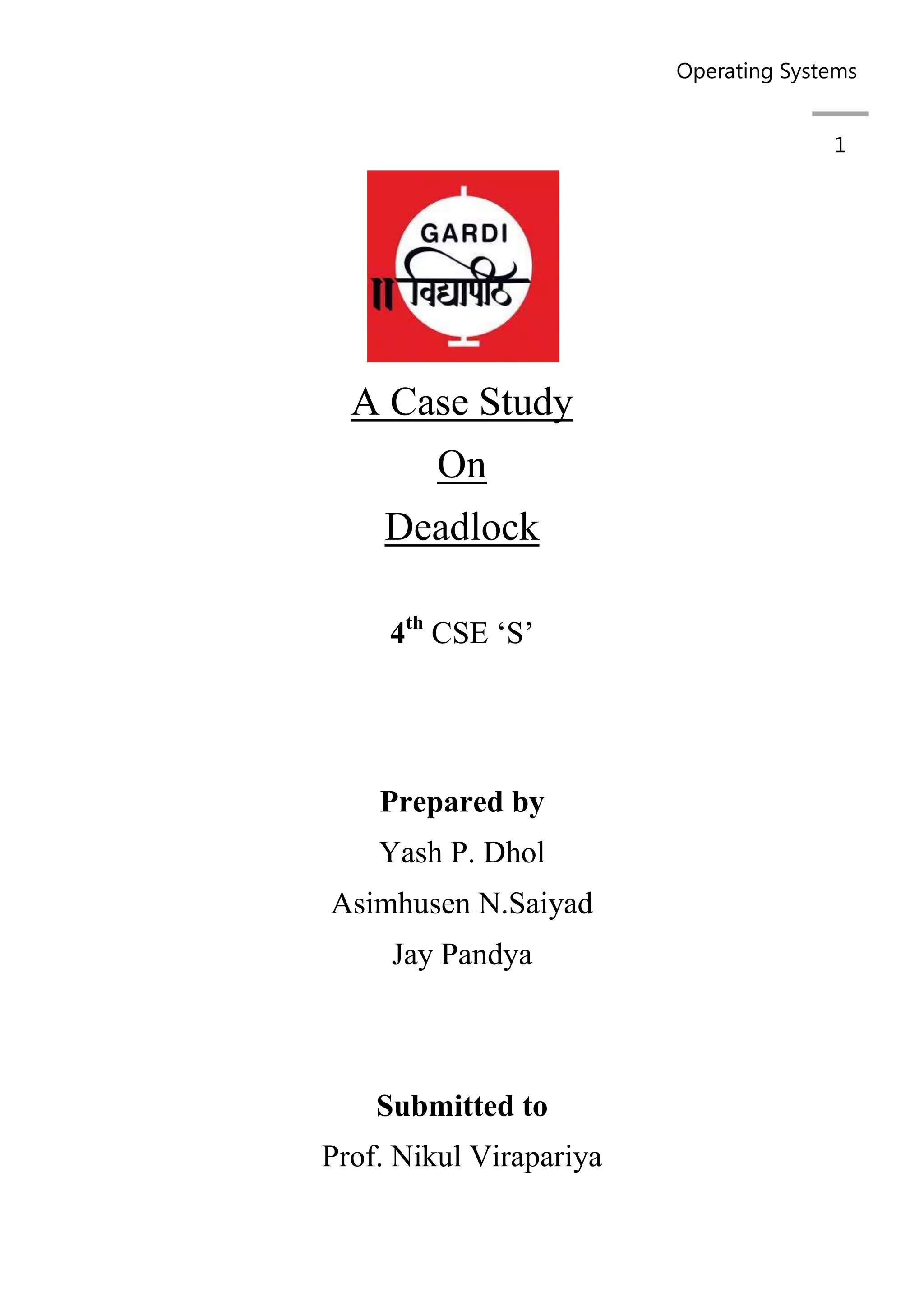 Os case study word | DOCX